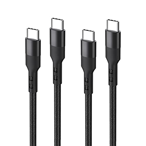 -/2本セット/-・Size:2本セット・【高品質のUSB C-USB C ケーブル 】USB-Cポート付きのデバイス(スマホ、タブレット)をUSB-Cポート付きのデバイス(パソコン、チャージャー)に接続するケーブルです。(▲モニタや映像出...