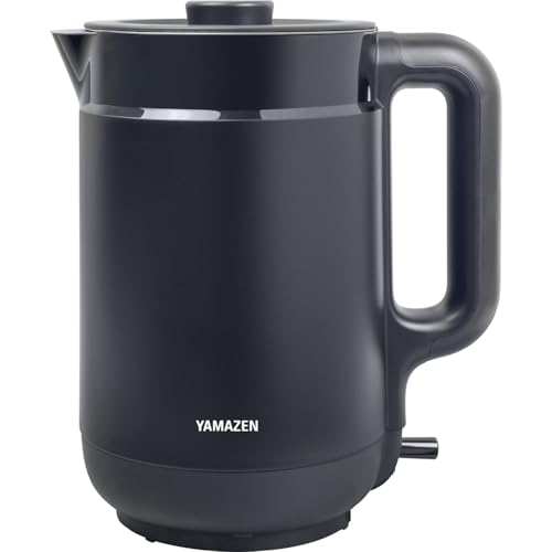 ブラック/1.5 L/YKPA-1215(B)・Color:ブラックSize:1.5 L・パッケージ個数:1・【大容量】一度に最大1.5Lまで沸かせる大容量タイプの電気ケトル。コーヒー9杯分(1杯あたり160ml)、カップラーメン3個分が一...