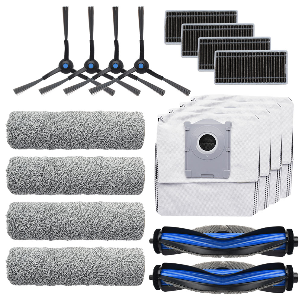 ※当商品はノーブランド品(互換品)です。メーカー純正品(正規品)ではございません。※ご覧になる環境によって、画像と実際の商品の色味が異なる場合がございます。 サイドブラシ 》 フィルター 》 メインブラシ 》 ゴミパック 》 ローラーモップ...