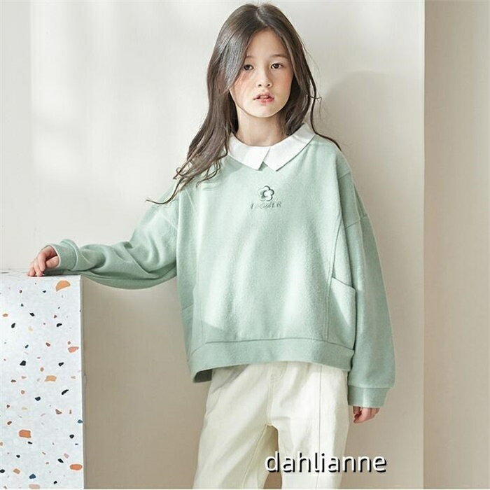 子供服 おしやれ 女の子 トップス 長袖 女児 シンプル ベーシック ゆったり お出かけ 部屋着 ルームウェア 小学生 幼稚園 通学着 通園着 新作 新品 ナチュラル 切替 110cm 120cm 130cm 140cm 150cm 160...