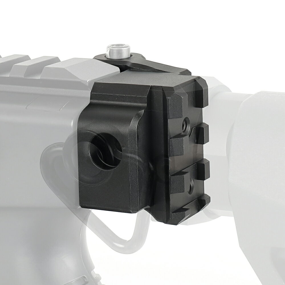 ●ピカティニーレイルを配したストックベース! ●取り回しの良いピストルスタイルに! KRYTAC製 電動クリスベクター用のピカティニーレイルを配したストックベースです。 当製品を取付けることでストックを廃したコンパクトで取り回しの良いピスト...