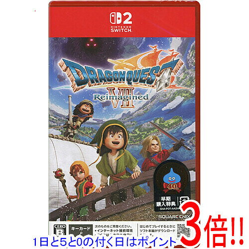 商品名ドラゴンクエストVII Reimagined 早期購入特典付き Nintendo Switch 2商品状態 新品です。※本商品は、製品の性質上、開封後の返品はお受けできませんのでご了承ください。 商品情報 エスタード島で暮らす主人公が...
