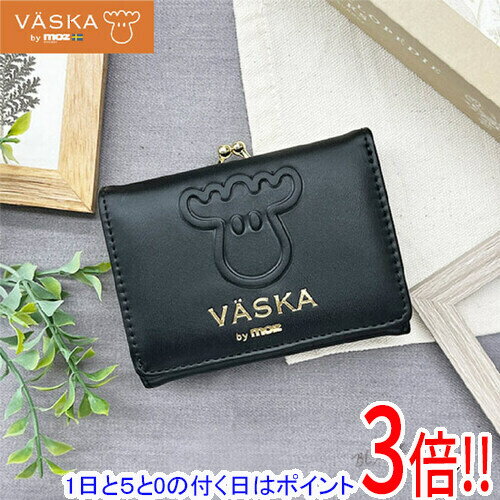 商品名【1日と5.0のつく日、18日はポイント3倍！】【新品(開封のみ)】 VASKA by moz エンボスフェイス がま口コンパクト財布 財布 VMS-0072 ブラック商品状態 新品未使用です。 商品情報 SWEDENの人気ブランド『...