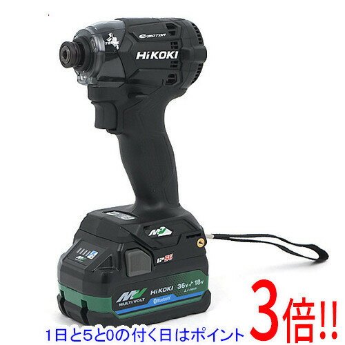 商品名【新品訳あり(箱きず・やぶれ)】 HiKOKI インパクトドライバー WH36DC(2XPBSZ) ストロングブラック商品状態新品の商品です。型番シールに破れがあります。（訳あり理由）※型番シールのダメージのみで、商品自体には影響ござ...
