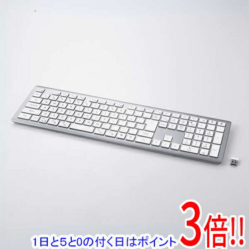 商品名【1日と5.0のつく日、18日はポイント3倍！】ELECOM Precisionist USB無線/Bluetooth薄型フルキーボード TK-PN10FMPWH ホワイト商品状態 新品 商品情報 軽快で精密な打鍵感と確かな機能性。特...