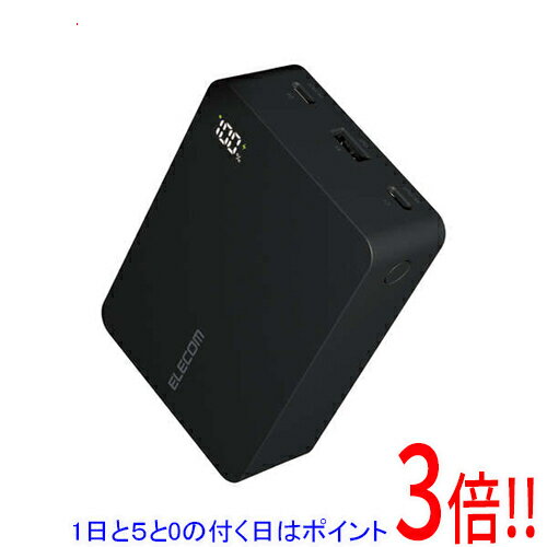 商品名ELECOM モバイルバッテリー 20400mAh DE-C72L-20000BK ブラック商品状態新品の商品です。商品説明複数機器の充電もこれ1台で安心！67W出力のUSB Power Delivery規格に準拠する20400mAh...