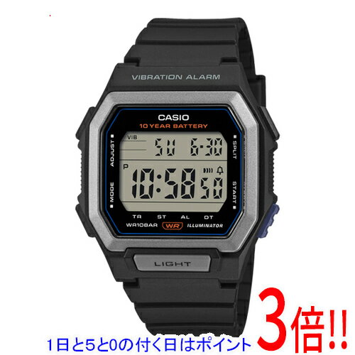商品名CASIO 腕時計 CASIO Collection STANDARD W-738H-1AJF商品状態新品の商品です。商品説明スクエアフェイスにバイブレーションアラームを備え、日常からアクティブシーンまで快適に使える実用性を追求したモ...