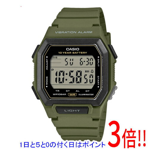 商品名CASIO 腕時計 CASIO Collection STANDARD W-738H-3AJF商品状態新品の商品です。商品説明スクエアフェイスにバイブレーションアラームを備え、日常からアクティブシーンまで快適に使える実用性を追求したモ...