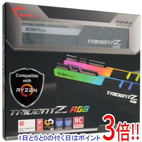 商品名【中古】G.Skill デスクトップ用 F4-3200C16D-16GTZRX DDR4 PC4-25600 8GB 2枚組 元箱あり商品状態動作確認済みの中古品です。※中古品のため、使用感や傷、汚れ等がある場合がございます。商品名メ...