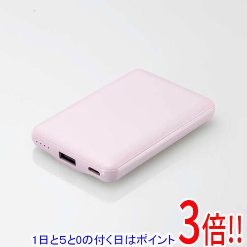商品名【1日と5.0のつく日、18日はポイント3倍！】【新品(開封のみ)】 ELECOM 薄型コンパクトモバイルバッテリー 5000mAh ＆me DE-C45-5000PU ラベンダー商品状態新品未使用。開封のみの未使用品です。商品説明小...