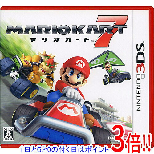 商品名【中古】マリオカート7 3DS商品状態開封済みの中古品です。☆ケース・説明書付き！※本商品は、製品の性質上、開封後の返品はお受けできませんのでご了承ください。仕様メーカー：任天堂[ジャンル]レース[対応機種]ニンテンドー3DS[プレイ...
