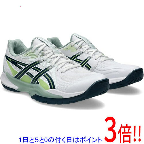 商品名asics アシックス 28.0cm ハンドボールシューズ POWERBREAK FF 1071A101 ホワイト/トランクイル ティール商品状態新品商品説明力強い左右への動きをサポートするグリップ性と安定性を両立したスタビリティモデ...