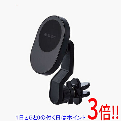 商品名ELECOM ワイヤレス充電機能付きマグネット車載ホルダー W-QC11BK ブラック商品状態新品型番W-QC11BK [ブラック]仕様メーカー：エレコム(ELECOM)[スペック]付属ケーブル：USB Type-C-USB Type...