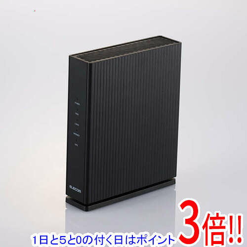 商品名【延長保証対応!!】エレコム製 無線LANルータ ブラック WRC-X1800GS2-B商品状態新品型番WRC-X1800GS2-B [ブラック]仕様[無線LAN]接続環境：2階建て(戸建て)/3LDK(マンション)/26台無線LAN...