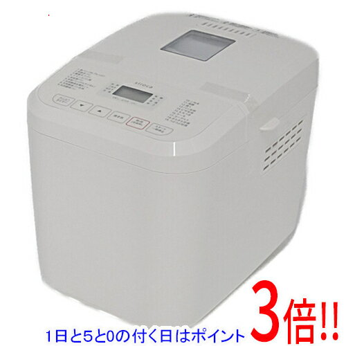 商品名【1日と5.0のつく日、18日はポイント3倍！】【中古】siroca 全自動コンパクトホームベーカリー おうちベーカリー SB-1D151(W)商品状態 動作確認済の中古品です。※パン羽根はありません。 ※中古品ですので、傷、汚れ等あ...