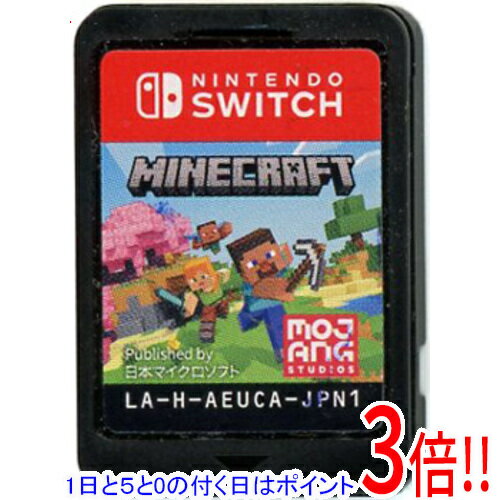商品名【中古】Minecraft(マインクラフト)： Nintendo Switch Edition ソフトのみ商品状態開封済みの中古品です。※ソフトのみの出品です。※本商品は、製品の性質上、返品はお受けできませんのでご了承ください。商品説...