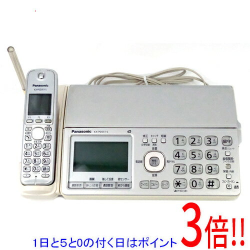 商品名【中古】Panasonic パーソナルファクス 親機のみ KX-PD551-S 本体のみ商品状態動作確認済みの中古品です。※中古品のため、使用感や傷、汚れ等がある場合がございます。商品名パーソナルファクス 親機のみ型番KX-PD551...