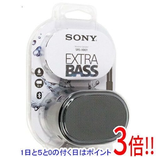 商品名【延長保証対応!!】SONY ワイヤレスポータブルスピーカー SRS-XB01(B) ブラック商品状態 新品 商品説明 直径約37.5mm口径のフルレンジスピーカーユニットを搭載したワイヤレスポータブルスピーカー。迫力ある重低音とクリ...