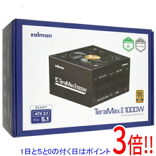 商品名ZALMAN PC電源ユニット TeraMax II ZM1000-TMX2 ブラック商品状態新品の商品です。商品説明長さが140mmの小型設計のため、ミドルタワーケースやATX電源が搭載できるミニタワーケースなど、多くのPCケースに...