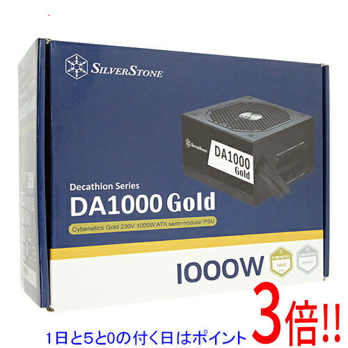商品名SILVERSTONE製 PC電源 SST-DA1000-GH 1000W ブラック商品状態 新品。 商品名 電源ユニット 型番 SST-DA1000-GH [ブラック] 仕様 [基本スペック] 対応規格 ATX12V 電源容量 10...