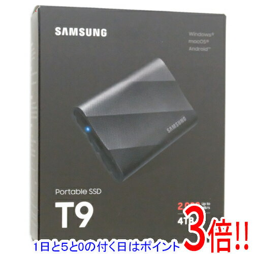 商品名【1日と5.0のつく日、18日はポイント3倍！】SAMSUNG製 SSD T9 MU-PG4T0B-IT 4TB商品状態 新品です。 商品説明 USB 3.2 Gen 2×2を採用したポータブルSSD 商品名 SSD 型番 T9 MU...