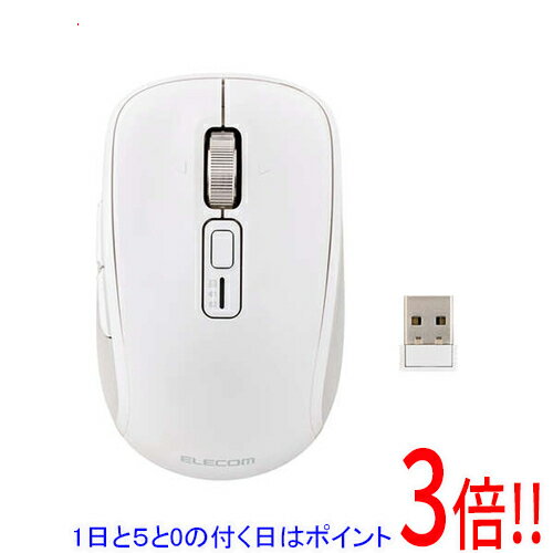 商品名ELECOM OSMOD 8 USB無線/Bluetoothマウス チルト付8ボタンMサイズ M-MY50MBSXWH ホワイト商品状態新品の商品です。商品説明高速スクロール×チルトホイールで、作業を一気に時短。シンプルな左...