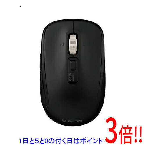 商品名ELECOM OSMOD 8 USB無線/Bluetoothマウス チルト付8ボタンMサイズ M-MY50MBSXBK ブラック商品状態新品の商品です。商品説明高速スクロール×チルトホイールで、作業を一気に時短。シンプルな左...
