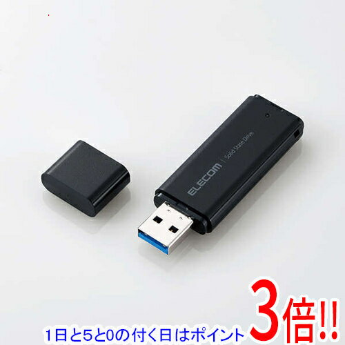 商品名【延長保証対応!!】ELECOM 外付けポータブルSSD ESD-EYB0500GBK ブラック 500GB商品状態新品の商品です。商品説明キャップでUSBコネクターへのゴミやホコリなどをブロックできる、シンプルなデザインのUSB 5...