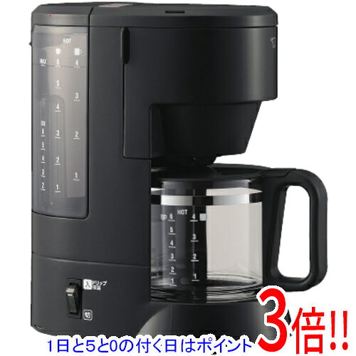 商品名【延長保証対応!!】ZOJIRUSHI 珈琲通 コーヒーメーカー EC-MA60-BA ブラック商品状態新品です。商品説明コーヒー本来のコクと香りを引き出す「ダブル加熱 高温抽出」採用のコーヒーメーカー。濃さが選べる「2段階濃度調節」...