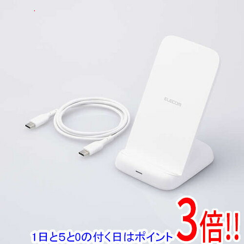 商品名【1日と5.0のつく日、18日はポイント3倍！】ELECOM Qi規格 対応ワイヤレス充電器 12W W-QS11WH ホワイト商品状態 新品 商品説明 縦でも横でも、AirPodsも。対応するスマートフォンや他のQi対応機器を置くだ...