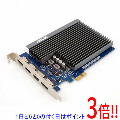 商品名【中古】ASUSグラボ GT730-4H-SL-2GD5 PCIExp 2GB商品状態動作確認済みの中古品です。※中古品ですので、傷、汚れ等ある場合がございます。ご理解の上、ご検討お願いします。商品説明4基のHDMIポートを搭載したフ...