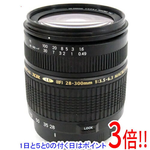 商品名【1日と5.0のつく日、18日はポイント3倍！】【中古】TAMRON AF 28-300mm F/3.5-6.3 ASPHERICAL XR LD [IF] MACRO ソニー用 訳あり商品状態 動作確認済の中古品です。 ※レンズ内に...