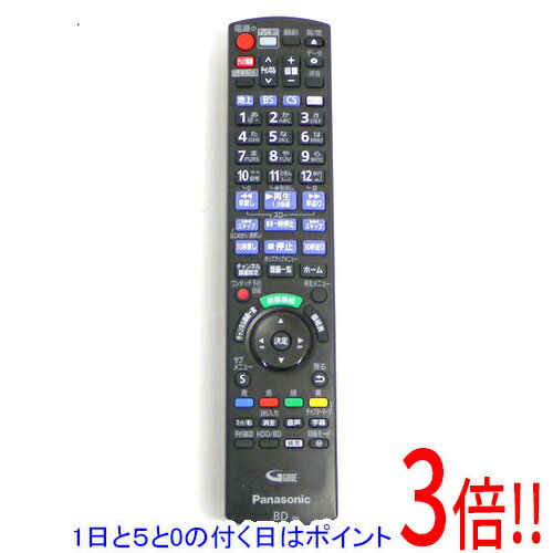 商品名【中古】Panasonic ブルーレイディスクレコーダー用リモコン N2QAYB001182商品状態 動作確認済みの中古品です。 ※中古品ですので、傷、汚れ等ある場合がございます。 ご理解の上、ご検討お願いします。 商品名 ブルーレイ...