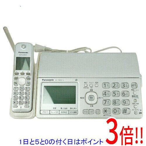 商品名【中古】Panasonic パーソナルファクス 親機のみ KX-PD551-S 本体のみ 本体いたみ商品状態動作確認済みの中古品です。※中古品のため、使用感や傷、汚れ等がございます。※本体に割れ・キズ・汚れなどの傷みが見られます。商品...