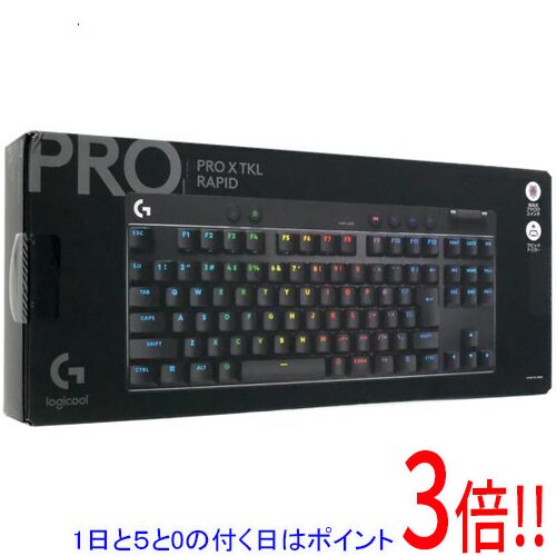 商品名【1日と5.0のつく日、18日はポイント3倍！】【中古】ロジクール PRO X TKL RAPID G-PKB-TKL-RTBKd ブラック 未使用商品状態 未使用品です。 ※メーカー保証は受けられません。ご理解の上ご検討お願いします...