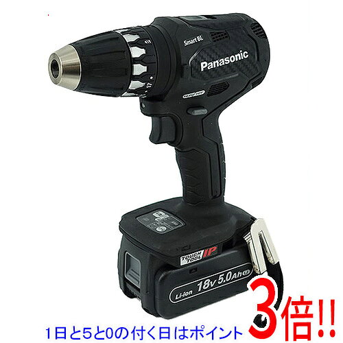 商品名Panasonic 充電ドリルドライバー 18V 5.0Ah EZ74A3LJ2G-B 黒商品状態新品※ケース・付属品完備型番EZ74A3LJ2G-B [黒]仕様[本体仕様]タイプ：ドライバードリルコードレス：○最大締め付けトルク：5...