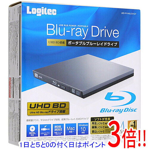 商品名【中古】Logitec ポータブルBlu-rayドライブ LBD-PVA6U3VGY 元箱あり商品状態動作確認済みの中古品です。※中古品のため、使用感や傷、汚れ等がある場合がございます。商品名USB3.0対応ポータブルブルーレイドライ...