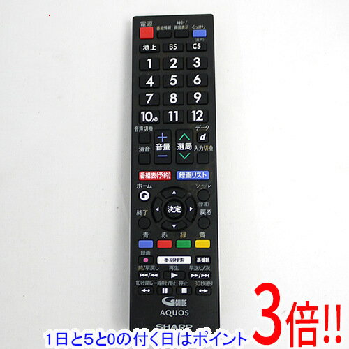 商品名【中古】SHARP製 液晶テレビ用リモコン GB228SA 本体いたみ商品状態 動作確認済の中古品です。※本体にいたみがあります。ご理解の上、ご検討お願いします。商品名 テレビリモコン 型番 GB228SA 仕様 パーツコード RRM...