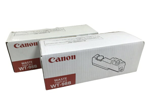 新品 CANON 廃トナーボックス WT-98B 2本 セット LBP5910F LBP5910 LBP5900 LBP5900SE LBP5610 LBP5600 LBP5600SE キャノン トナー カートリッジ パソコン 周辺機器 P...
