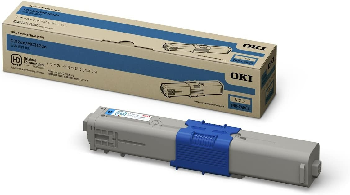 新品 OKI TNR-C4KC3 シアン 小 オキ トナー カートリッジ パソコン 周辺機器 PCサプライ 消耗品 プリンター メーカー 純正 送料無料 4949443208795 COREFIDO MC362dnw MC362dn C31...