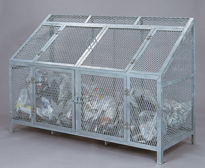 CS-09 ダストBOX（1800mmタイプ） （溶融亜鉛メッキ） サイズ・仕様 【組立完成品】 【容量】900L 【サイズ】(約)幅1800×高さ1200×奥行700(mm) 【重量】 (約)79kg 【材質】本体：スチール 【表面処理】...