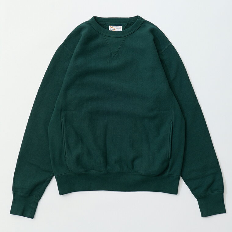 フェルコのその他のアイテムはこちら その他トップスはこちらメンズ 16オンス クラシックフィット スウェット クルーネック 無地 日本製 FELCO (フェルコ) 16oz TERRY CLASSIC FIT INVERSE WEAVE D...