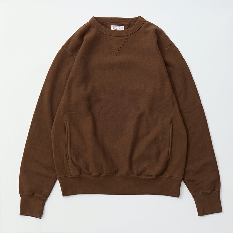 フェルコのその他のアイテムはこちら その他トップスはこちらメンズ 16オンス クラシックフィット スウェット クルーネック 無地 日本製 FELCO (フェルコ) 16oz TERRY CLASSIC FIT INVERSE WEAVE D...