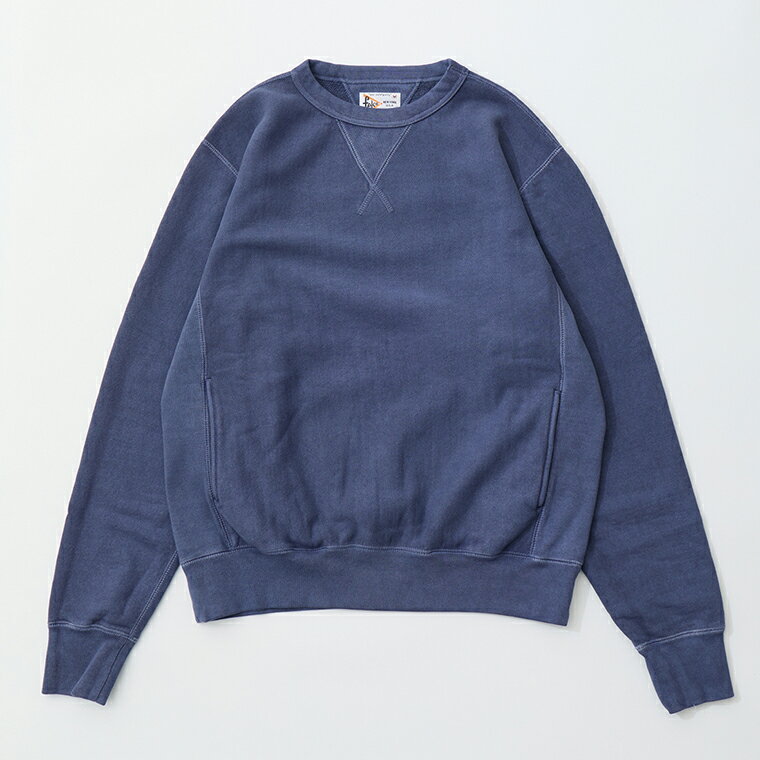 フェルコのその他のアイテムはこちら その他トップスはこちらメンズ 16オンス クラシックフィット スウェット クルーネック 無地 日本製 FELCO (フェルコ) 16oz TERRY CLASSIC FIT INVERSE WEAVE D...
