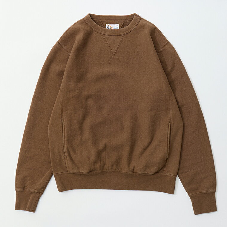 フェルコのその他のアイテムはこちら その他トップスはこちらメンズ 16オンス クラシックフィット スウェット クルーネック 無地 日本製 FELCO (フェルコ) 16oz TERRY CLASSIC FIT INVERSE WEAVE D...