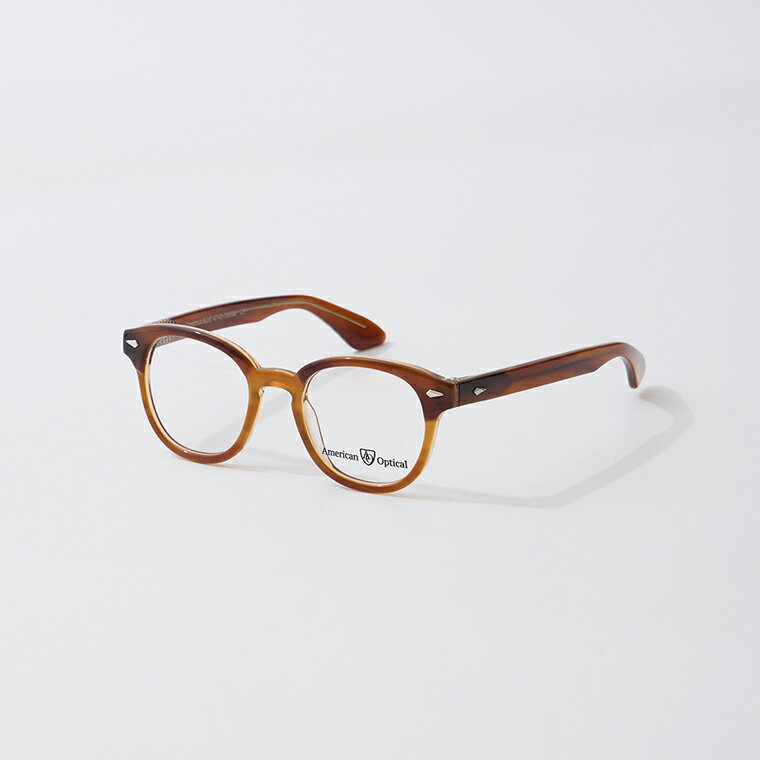 アメリカン オプティカルのその他のアイテムはこちら その他小物はこちらタイムズ メガネフレーム アメリカ製 American Optical (アメリカン オプティカル) TIMES - CHESTNUT SAND American Opt...