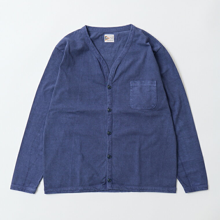 フェルコのその他のアイテムはこちら その他トップスはこちらメンズ バインダーVネック 7オンス シングル ジャージー カーディガン 日本製 FELCO (フェルコ) L/S BINDER V NECK CARDIGAN W/POCKET 7...