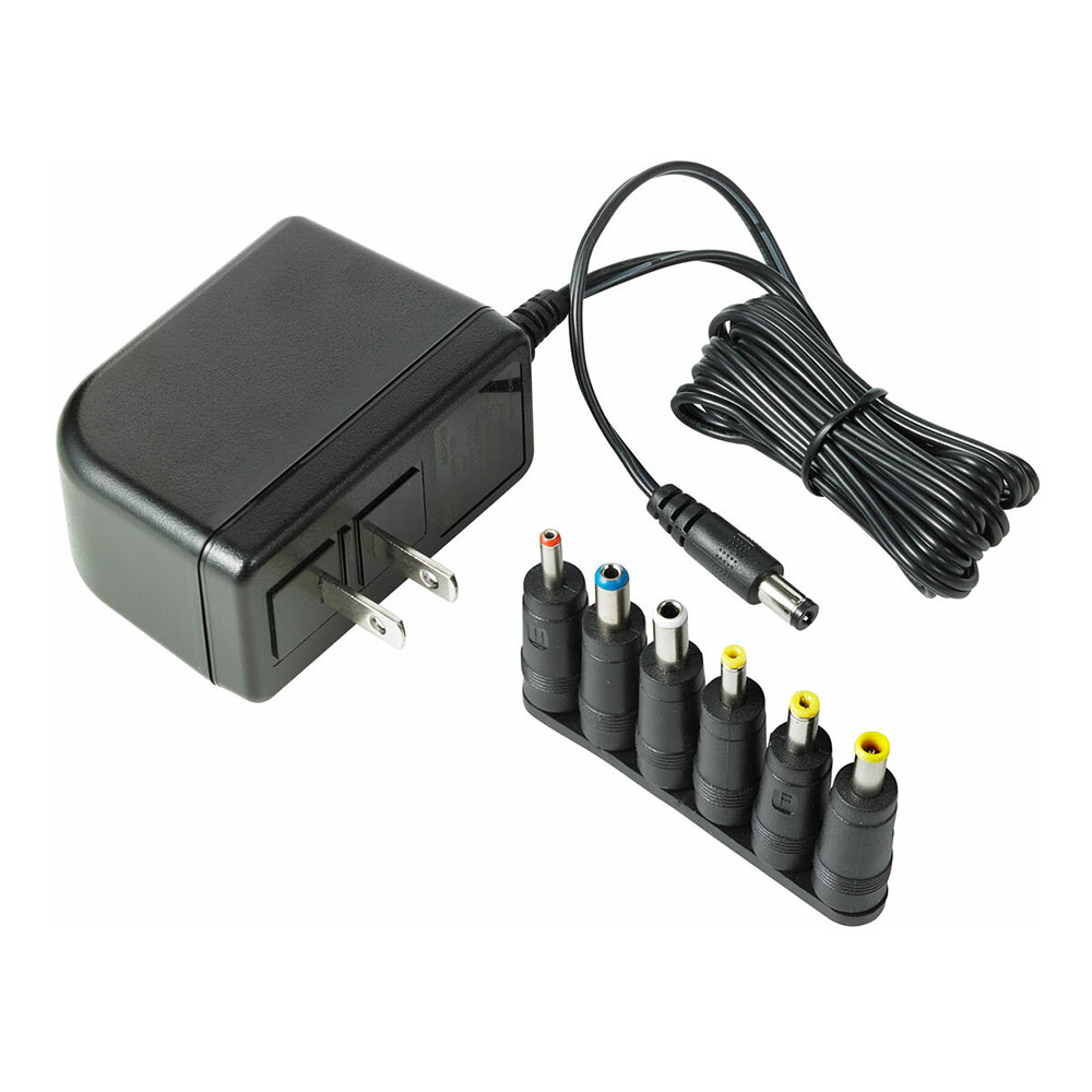 ●家庭用コンセント（AC100V）をDC12Vの電圧に変換●高容量2000mA、6種類の変換プラグ付で様々な機器に対応●安定化回路内蔵で、電圧変動が少なく機器にやさしい●スイッチング式 定格入力 AC100V 50/60Hz 定格出力 DC...