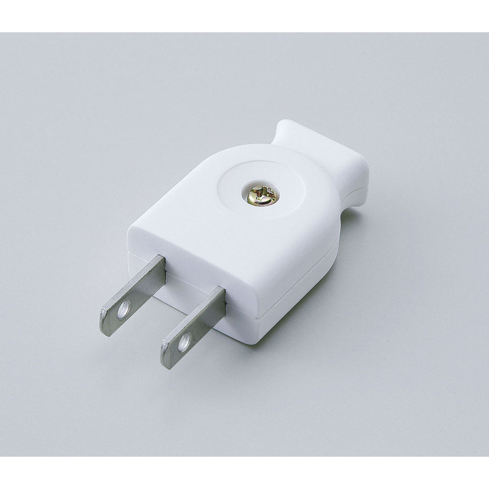 ●取り換え部品■平形コード用■定格：125V　15A■カラー：ホワイト■適合電線：　・VFF 0.75mm2(700W)　・VFF 1.25mm2(1200W)　・VFF 2.00mm2(1500W)メーカー取寄品