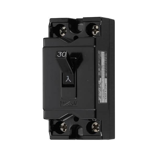 ●設置用のビス2本付きです。■適合電線：φ2.0〜φ2.6Cu（銅）／5.5mm2〜8mm2■端子仕様：ソルダレス端子（当座金付）■極数：2P■定格電圧：AC100/200V■定格電流：30Aメーカー取寄品